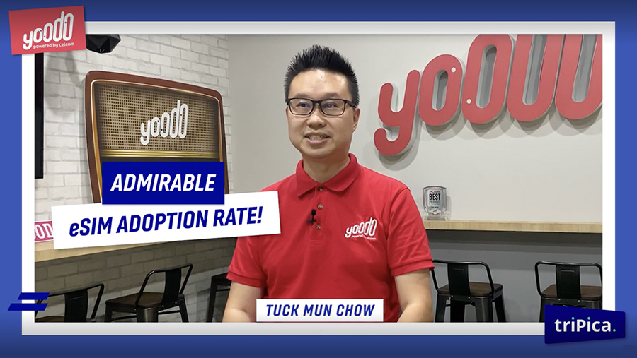 Yoodo, Malaysia's first fully customizable and 100% digital telco with eSIM.